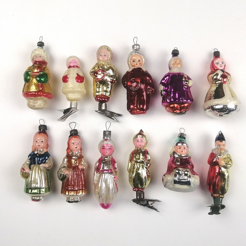 Vintage 1950 Christmas Ornaments - Etsy