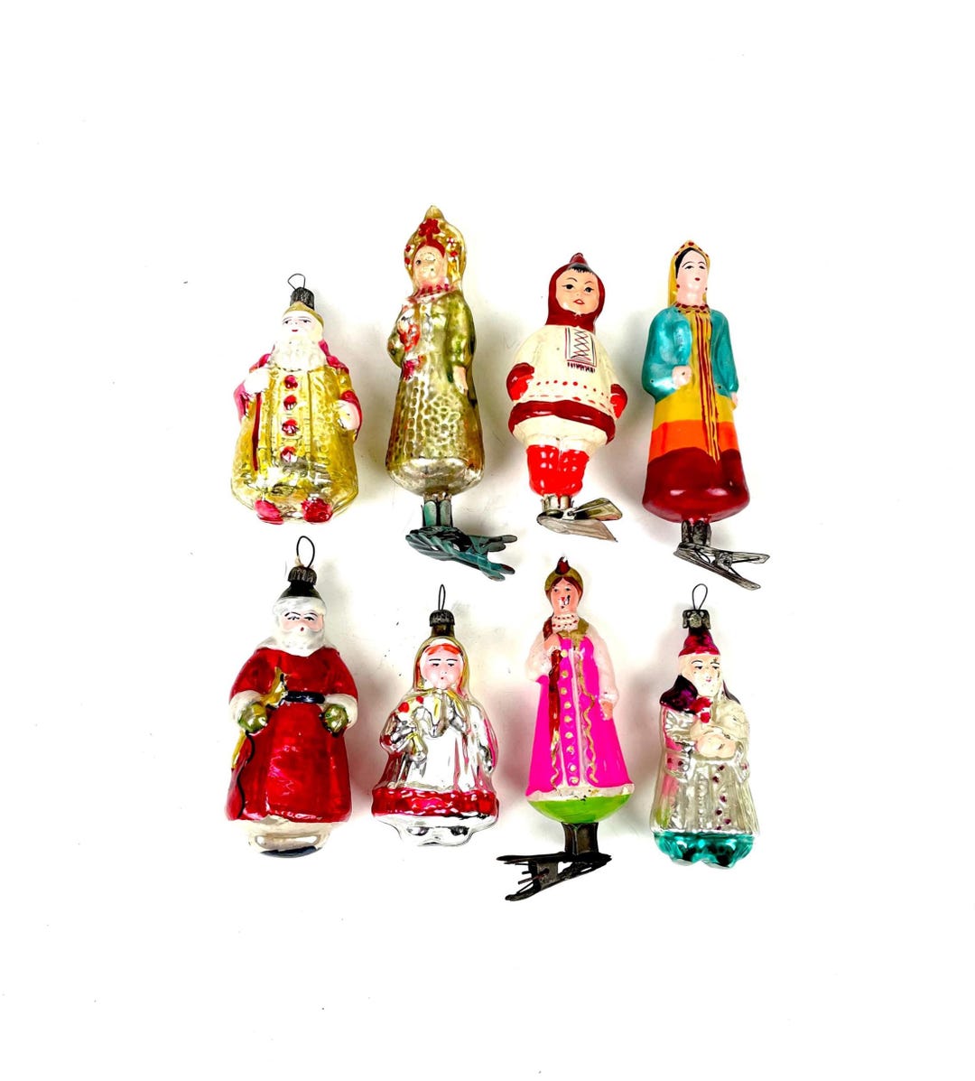 Vintage Ornaments, USSR Christmas Glass Ornaments, Xmas Tree Toys, New ...