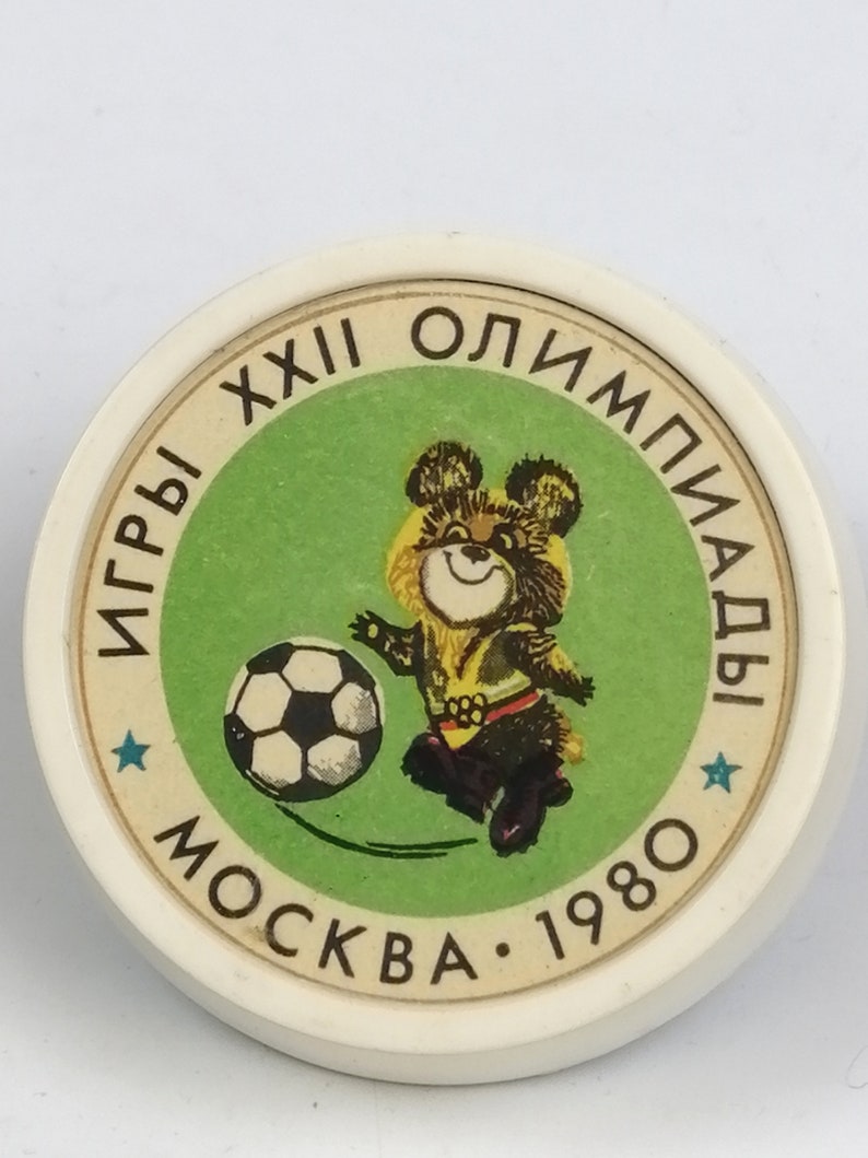 Mini Night Lamp Misha Bear Olympic Mascot 1980 Moscow Olympic Games ...