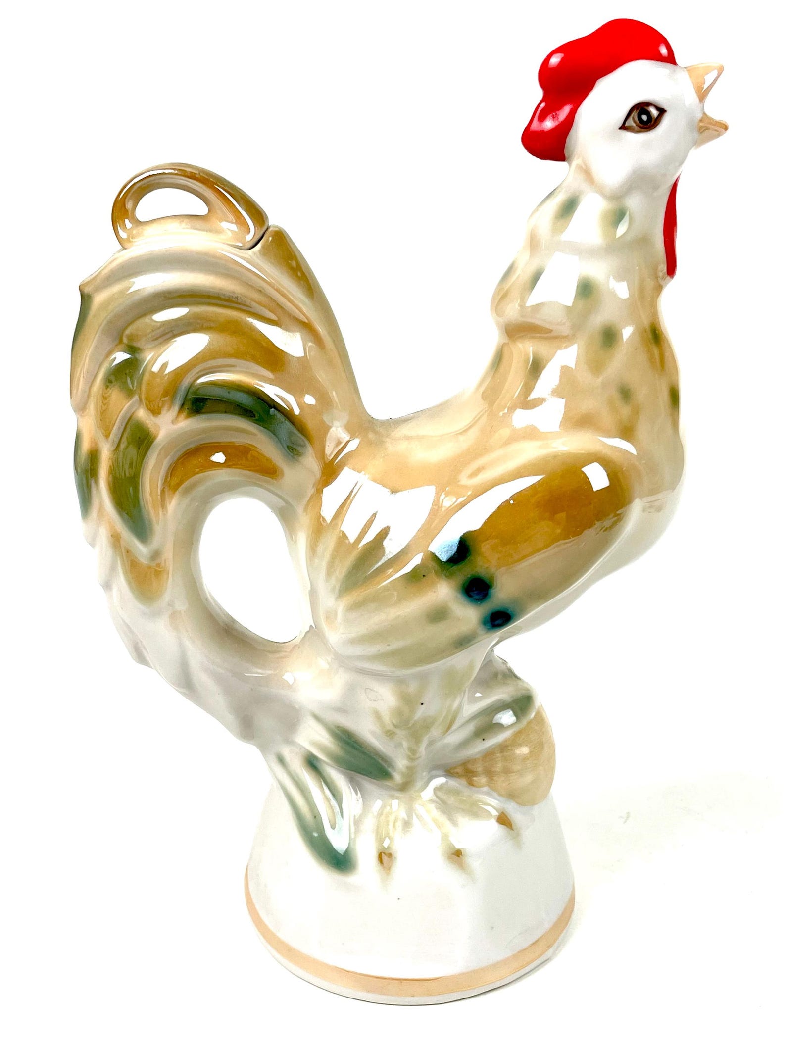 ROOSTER Vintage Porcelain Decanter Polonae 1973 - 1991's USSR Soviet ...