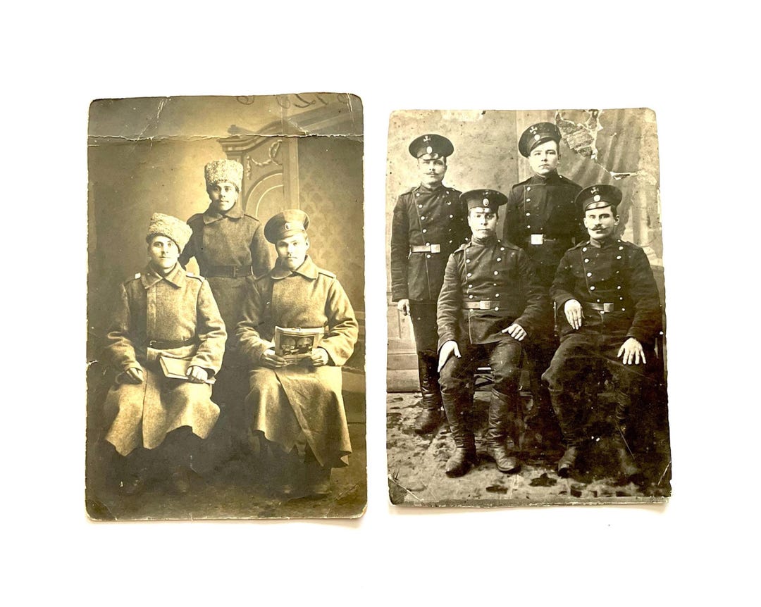 Antique WWI Imperial Russian Army Photo Tsarist Soldiers, Until 1921 - Etsy