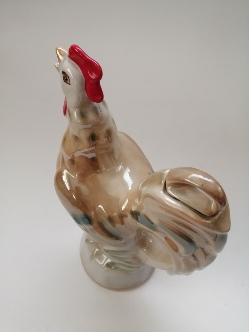 Rooster Vintage Porcelain Decanter Polonae 1973 1991's - Etsy