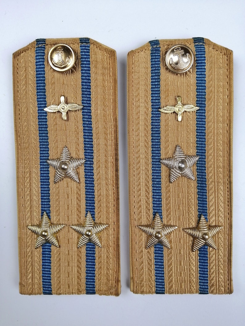 Soviet Military Shoulder Epaulette, Ceremonial Shoulder Straps of an ...