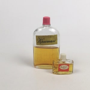 Vintage Soviet Era Perfume in Glass Bottle Scented Water "crystal" and ...