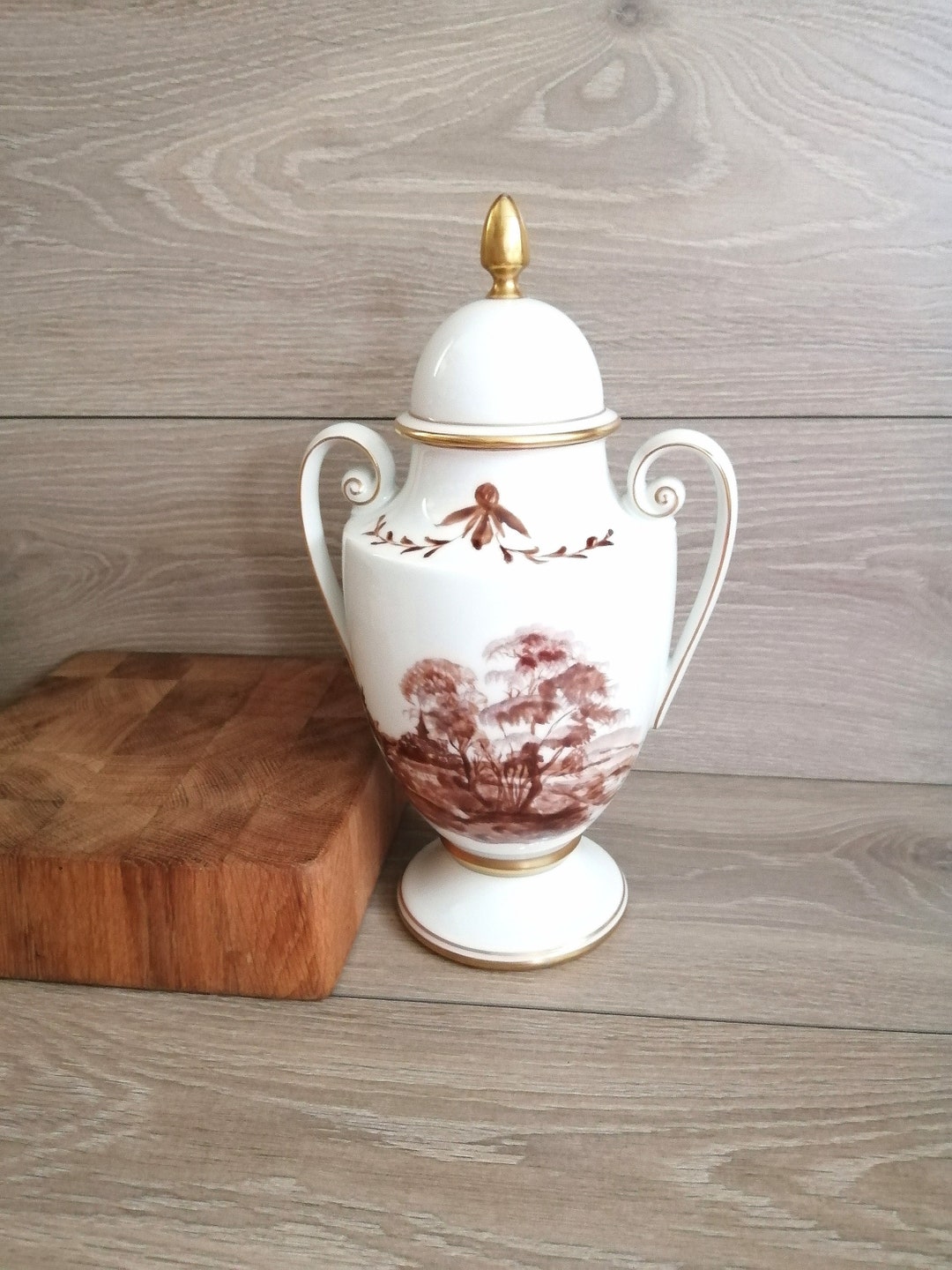 1960s Heinrich Porcelain Vase: H&co Selb Bavaria Lidded Urn - Etsy