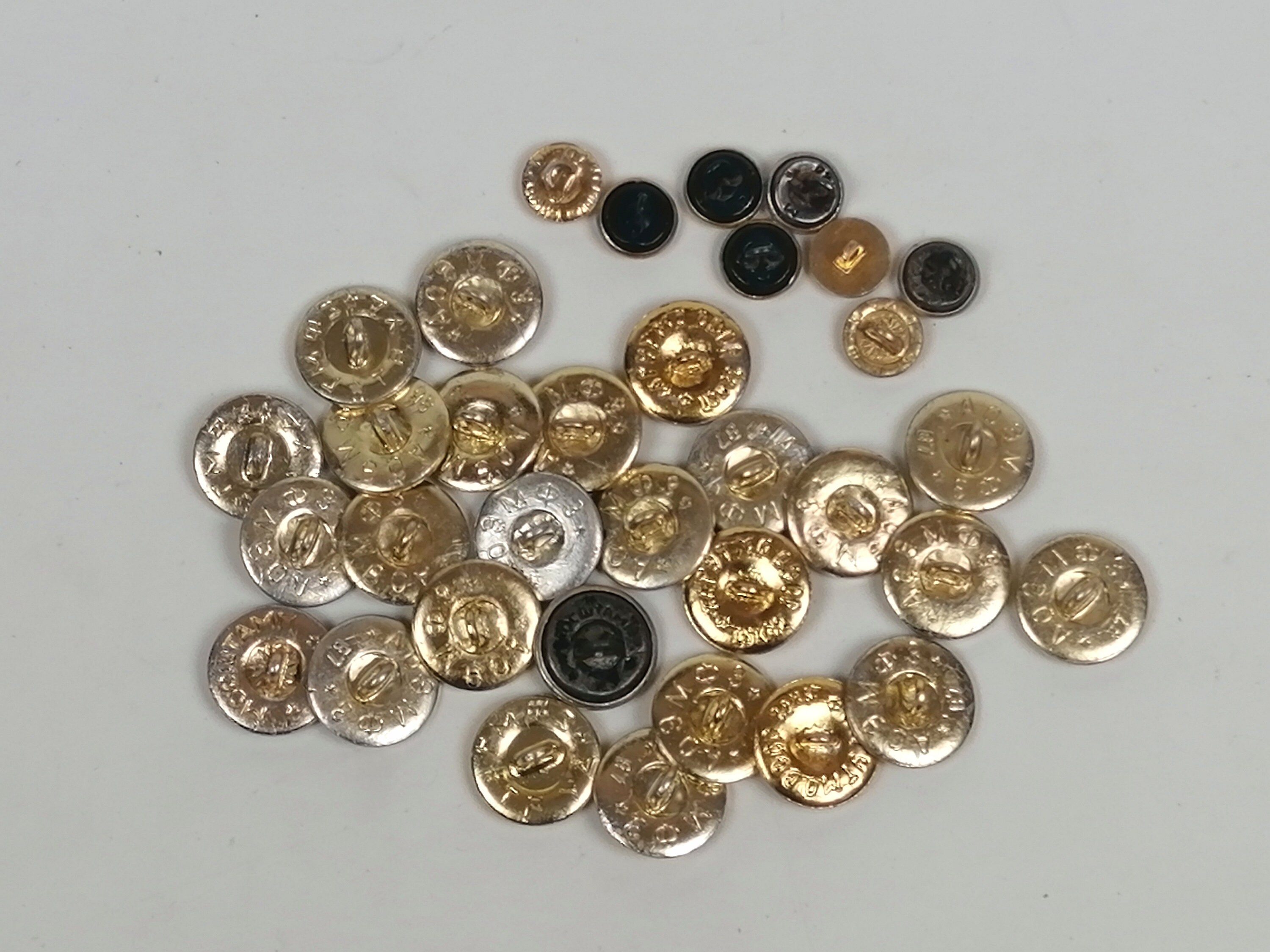 Vintage Used Metal Buttons From Soviet Military Uniforms 1980 Red Army ...