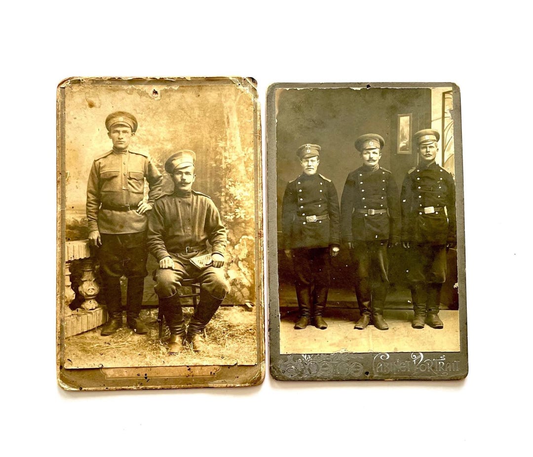 Antique WWI Imperial Russian Army Photo Tsarist Soldiers, Until 1921 - Etsy