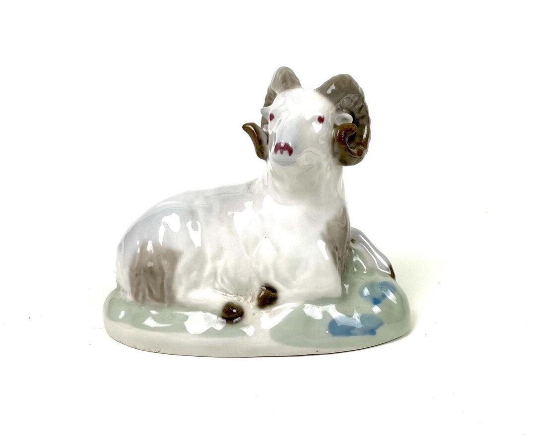 Vintage RAM Porcelain Figurine Gorodnitsa Factory Ukraine 1953 - 1957 ...