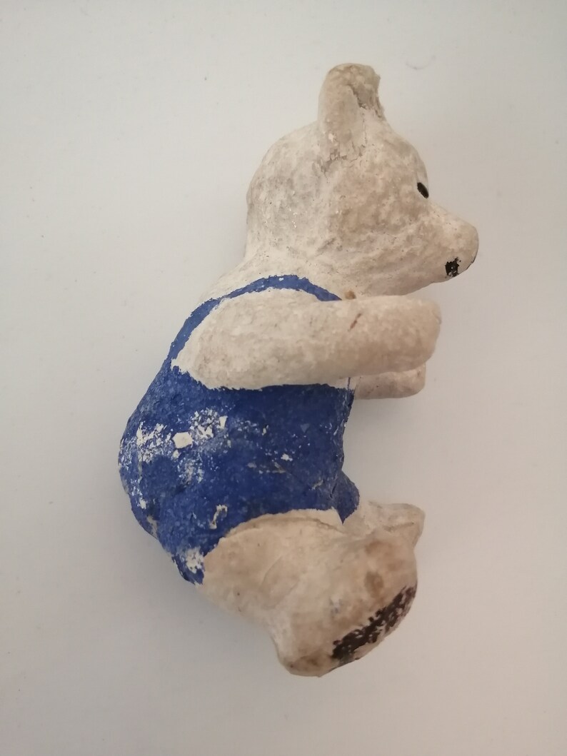 Cotton Toy Cotton Bear Christmas Ornaments Vintage Figures - Etsy