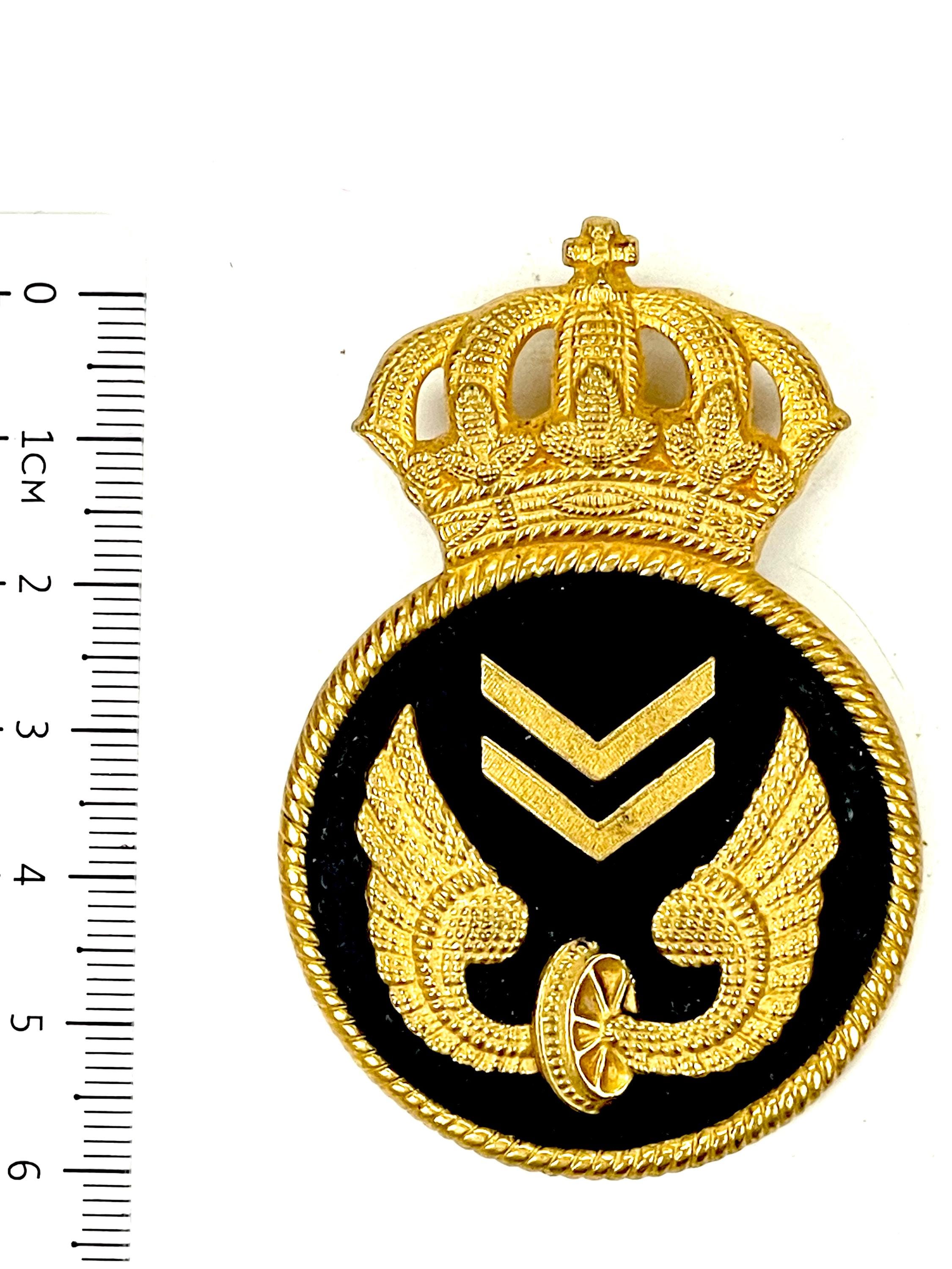 Former Badge of Swedish State Railways "statens Järnvägar" Cap Badge ...