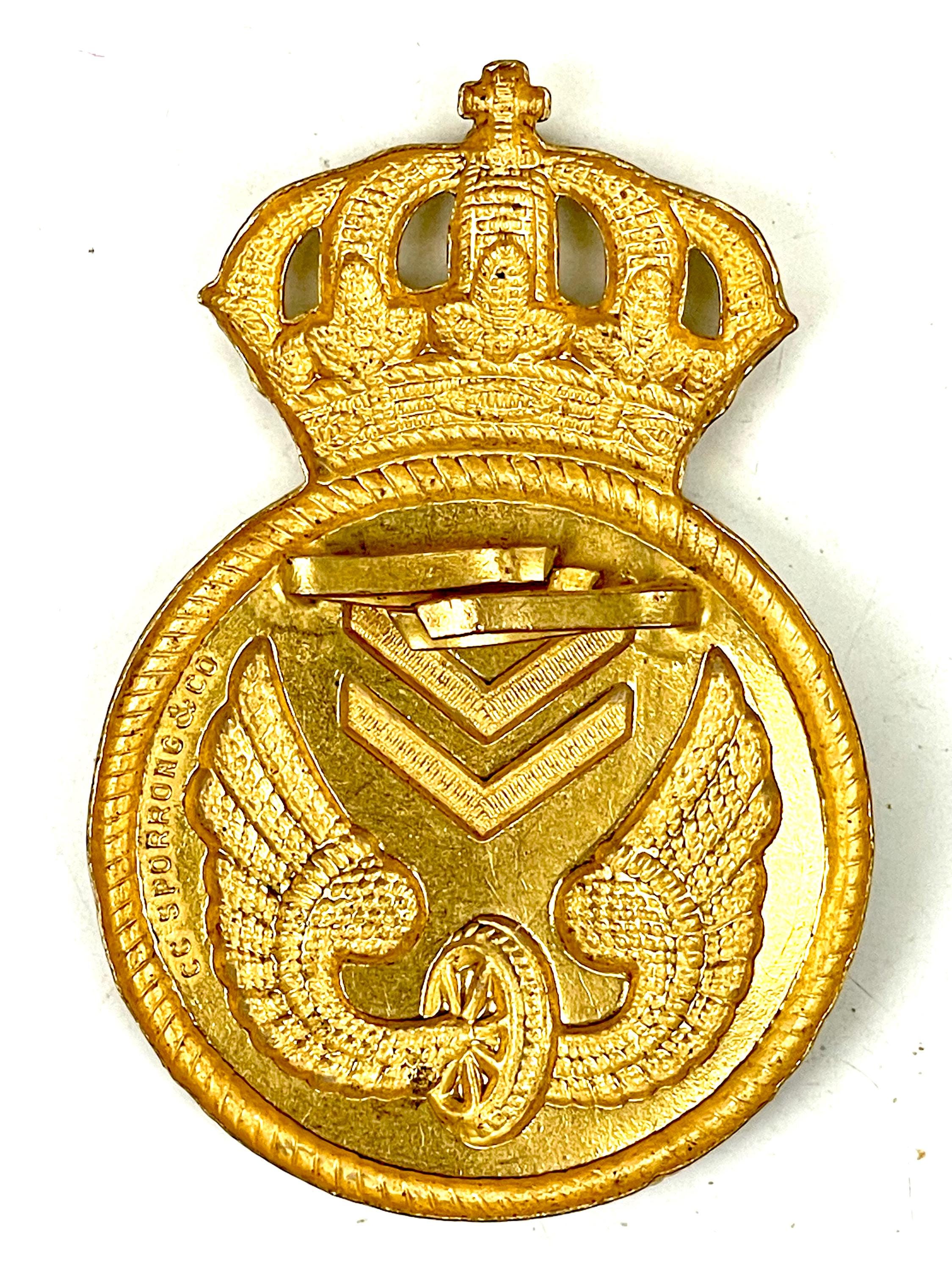 Former Badge of Swedish State Railways "statens Järnvägar" Cap Badge ...