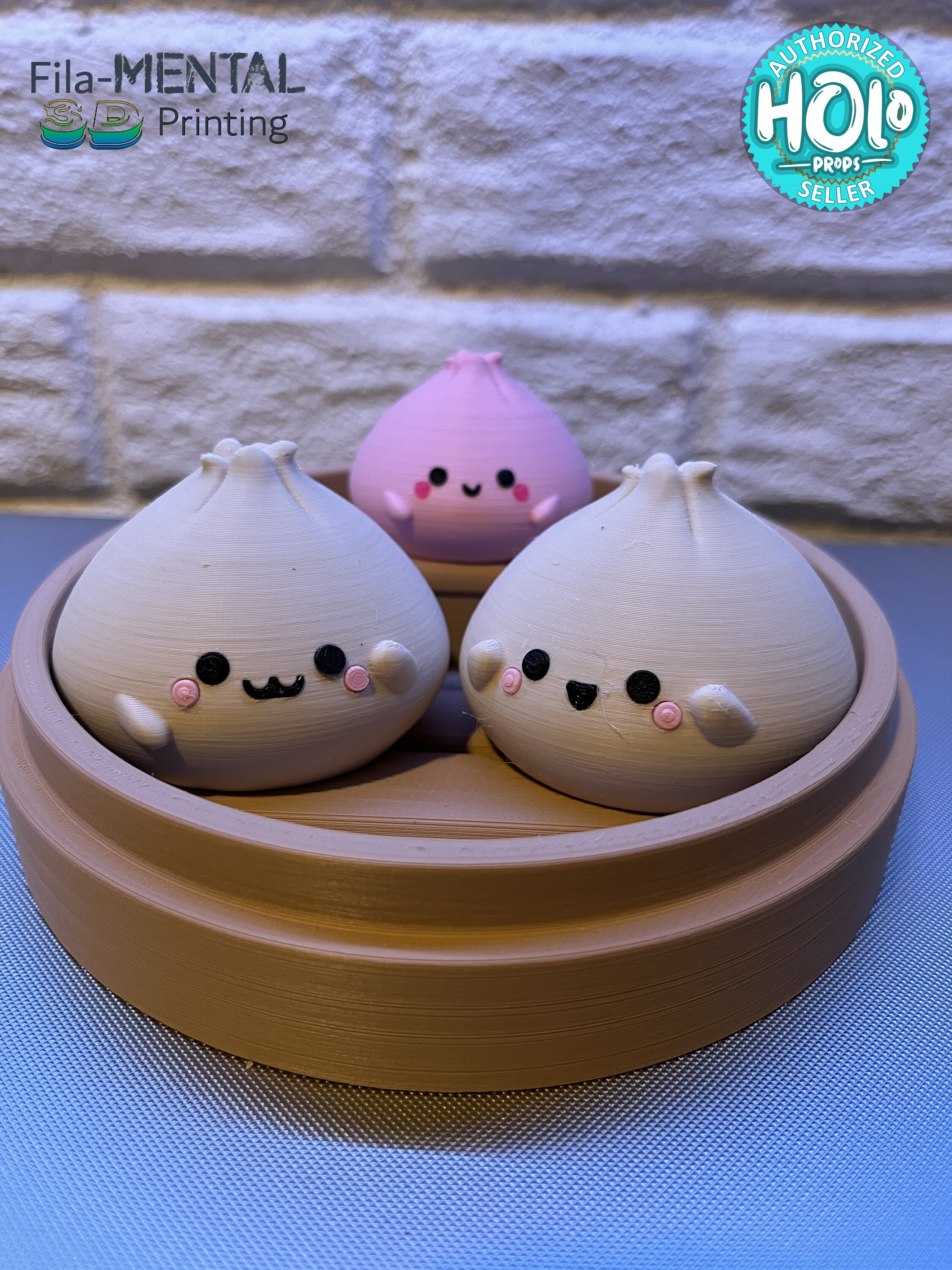 Kawaii Baby Dim Sum Basket 3D Print - Etsy