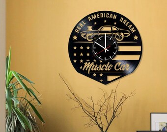 Car Vinyl Record Clock - Etsy