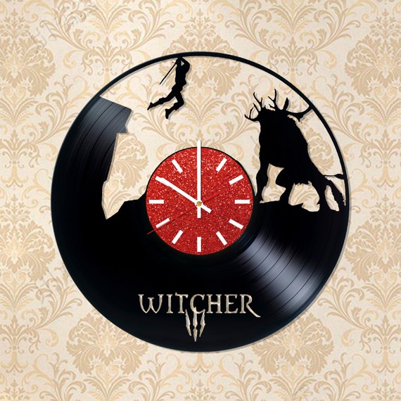 The Witcher Vinyl Record Wall Clock Wall Art Room Décor - Etsy