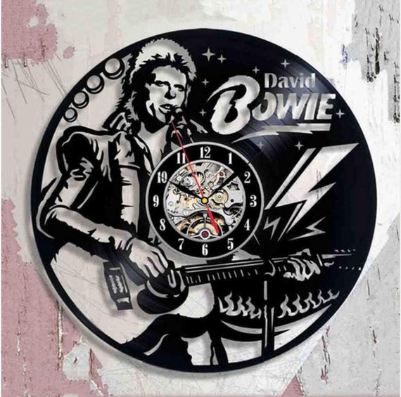 Clocks David Bowie Wall clock Home Décor etna.com.pe