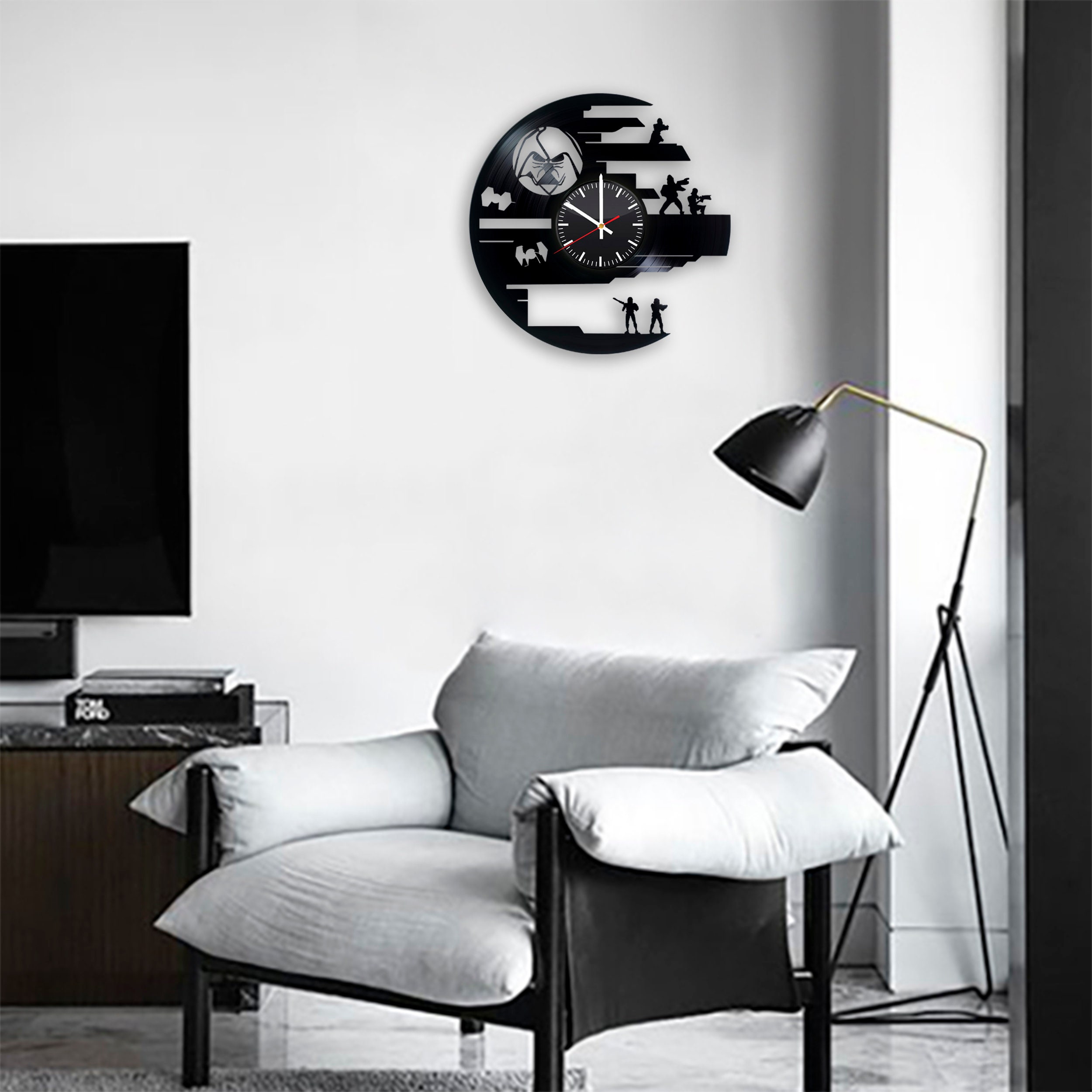 Vinyl Record Star Wars Art Wall Clock Living Room Décor - Etsy