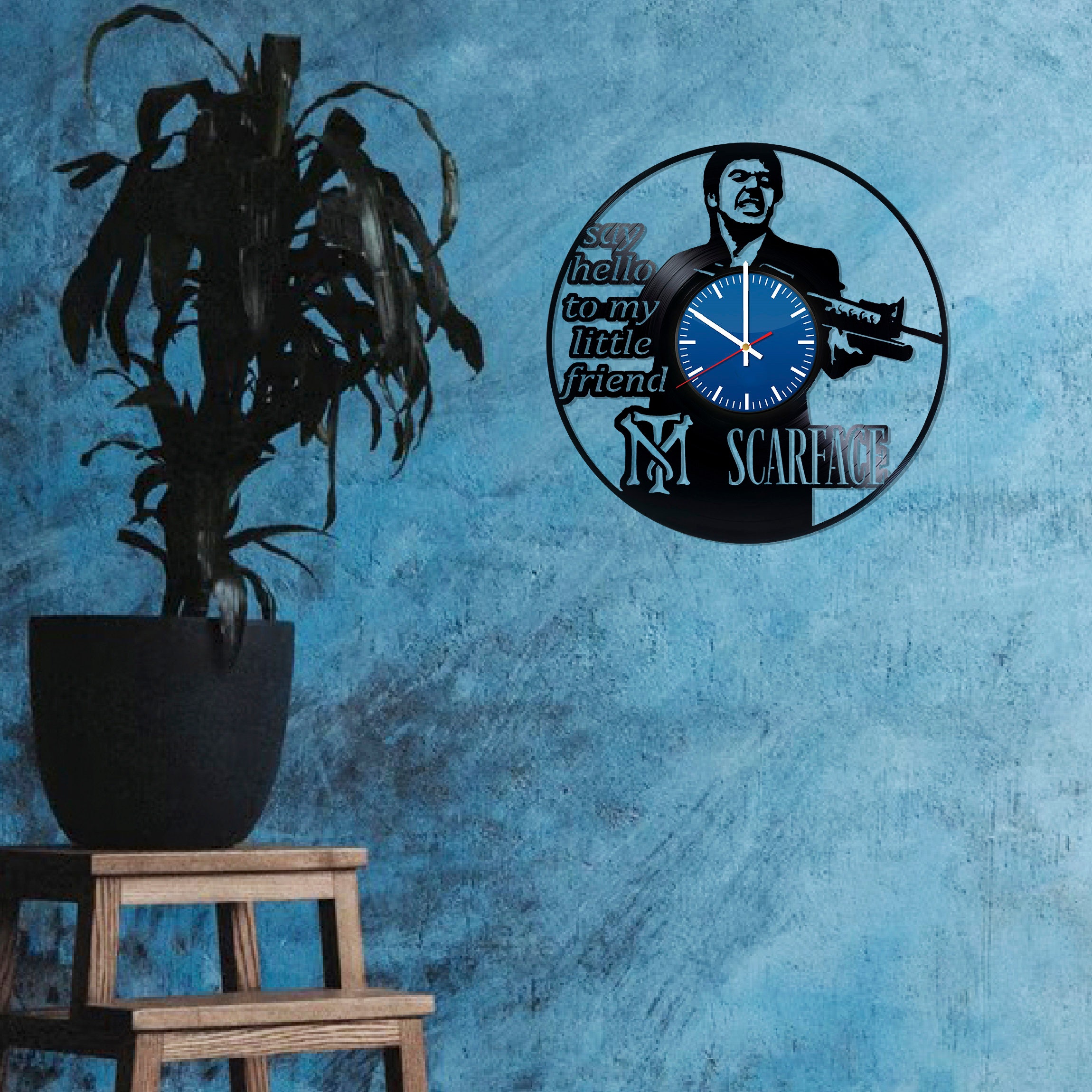 Vinyl Record Clock 12 Scarface Fan Art Father's - Etsy