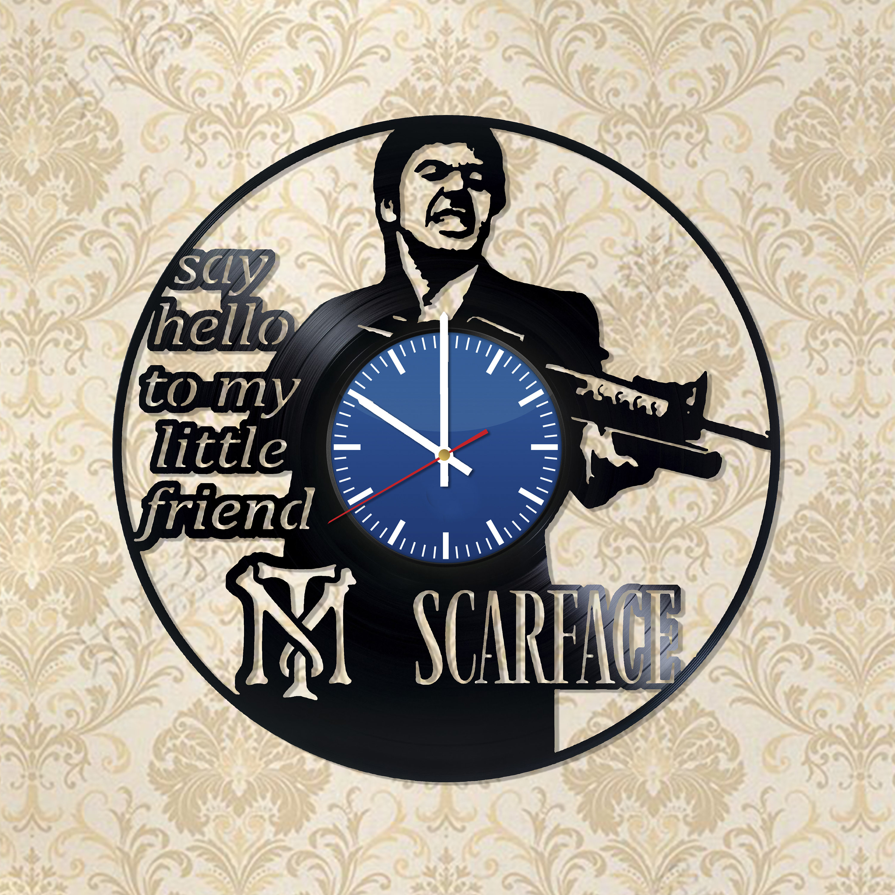Vinyl Record Clock 12 Scarface Fan Art Father's - Etsy