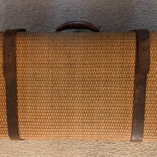 Wicker Suitcase - Etsy