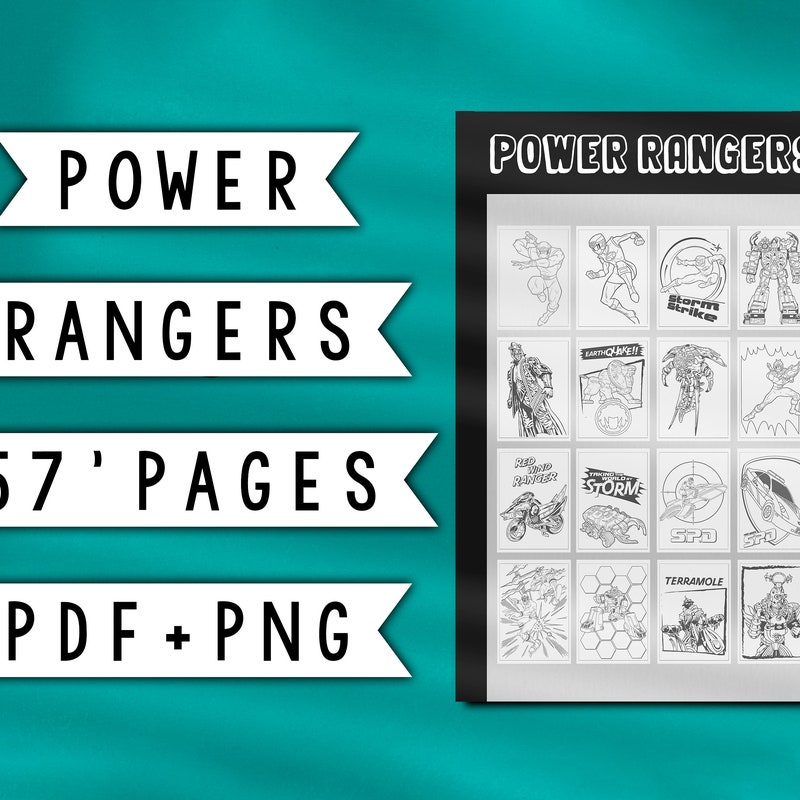 Power Rangers - Etsy