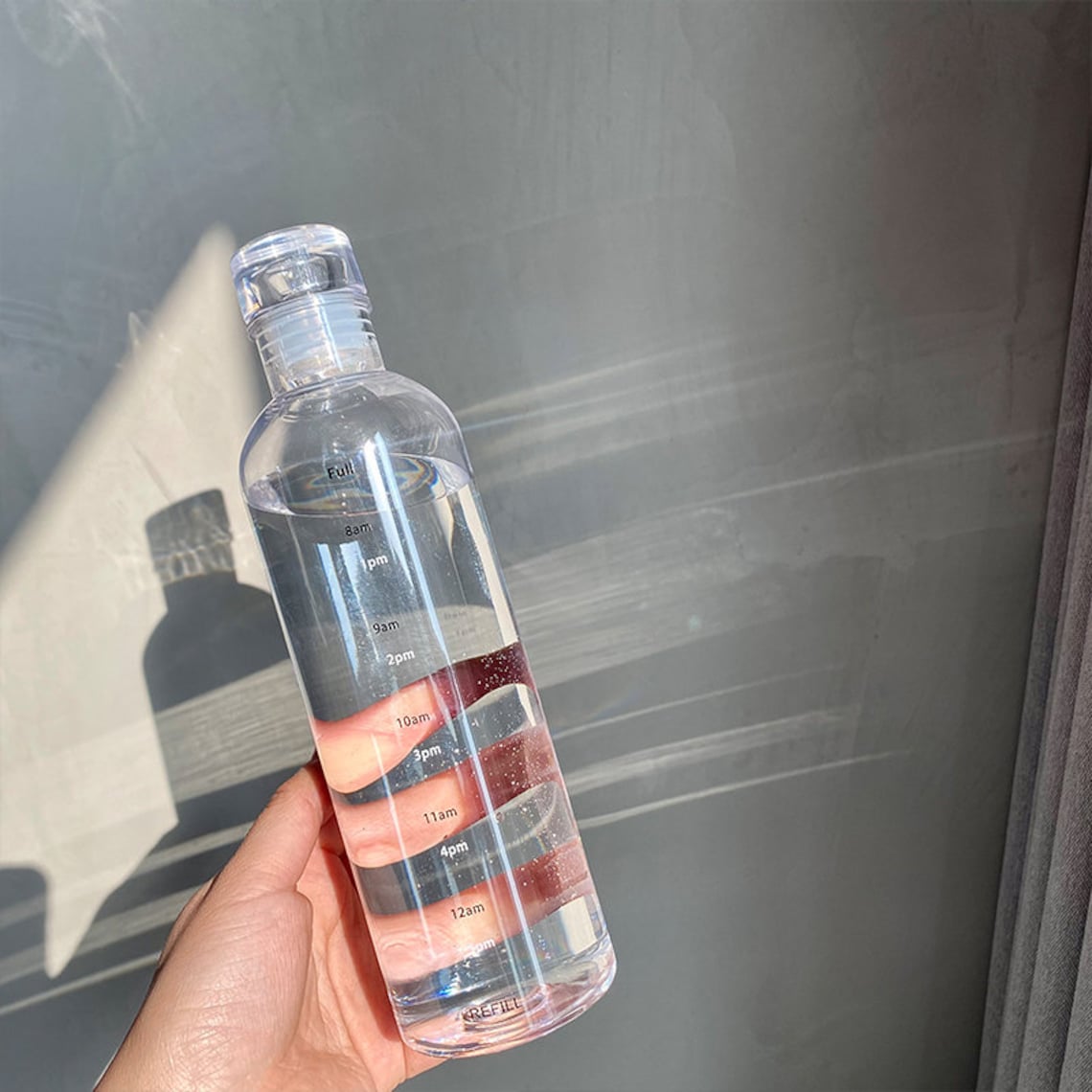 500750 Ml Clear Aesthetic Water Bottle Drinking Tracking Etsy Canada