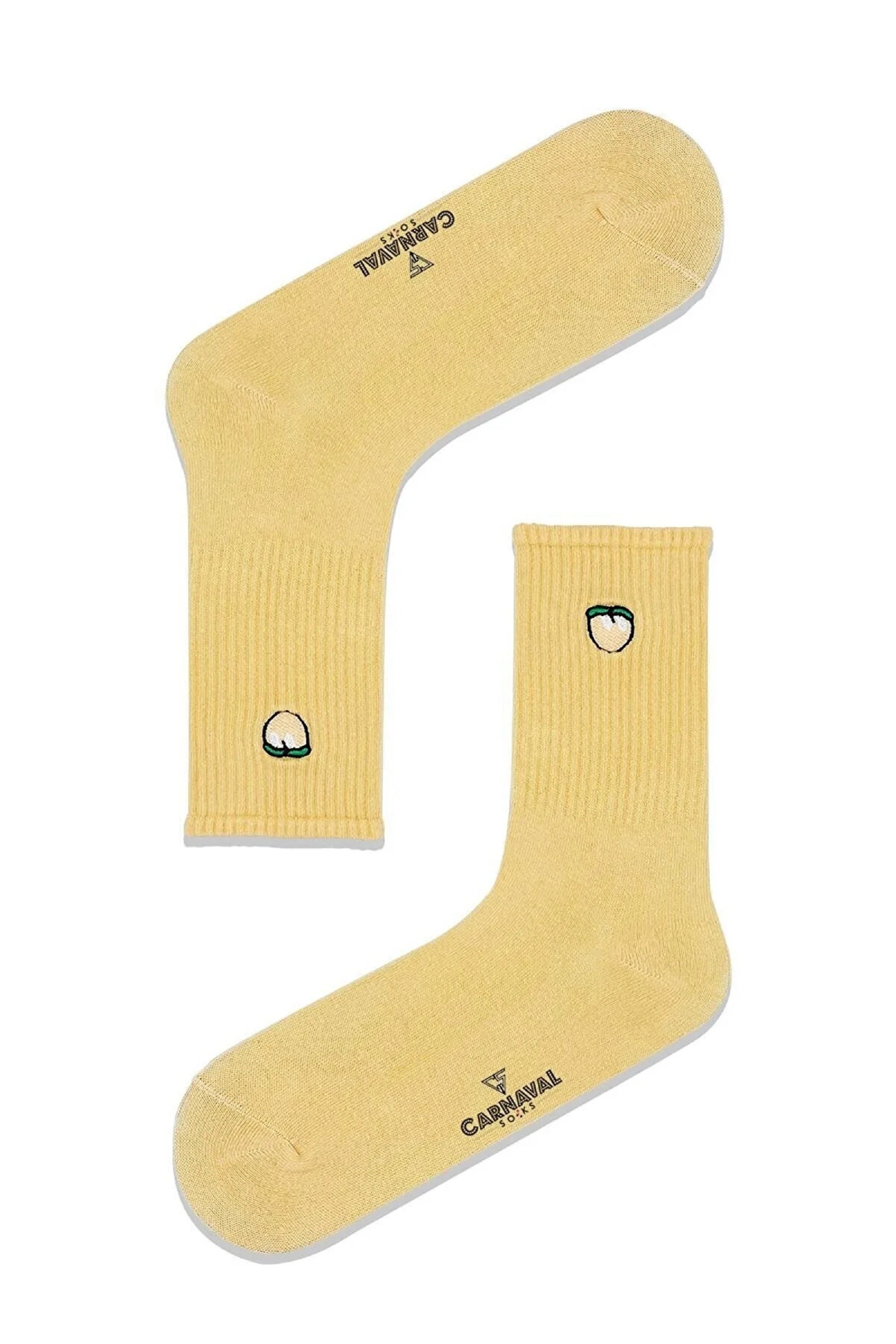 10 Pairs Cute Fruits Embroidered Cotton Socks Funky Socks - Etsy