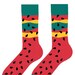 Fruit Print Cute Fall Socks Pack of 6 - Etsy