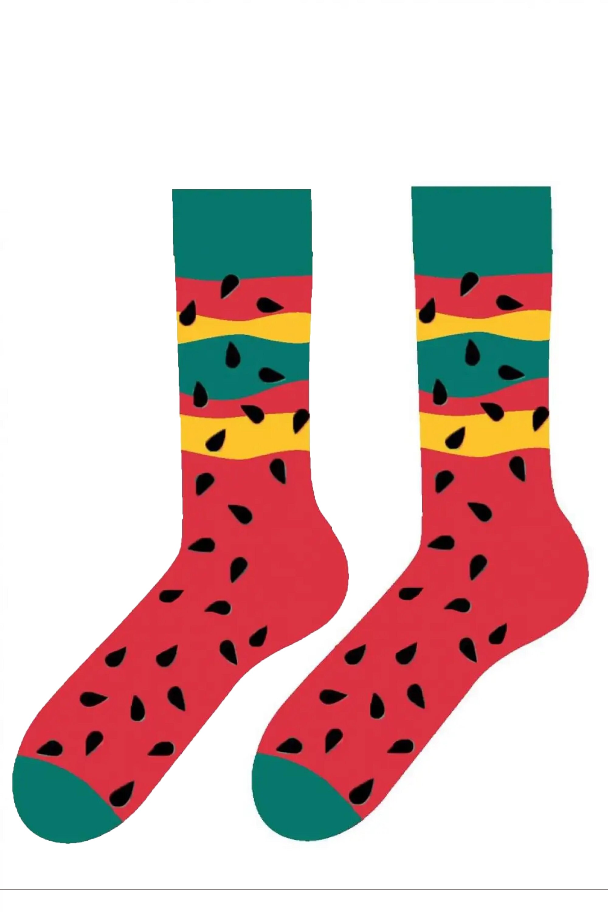 Fruit Print Cute Fall Socks Pack of 6 - Etsy