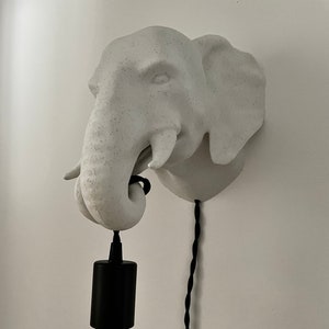 Elephant Wall Sconce - Etsy