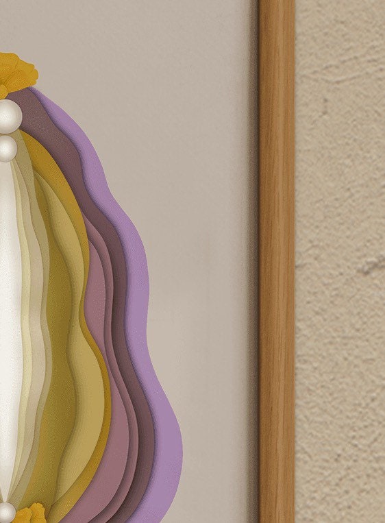 Vulva Art OCHRE Divine Feminine Wall Art Vulva Art Illustrations ...