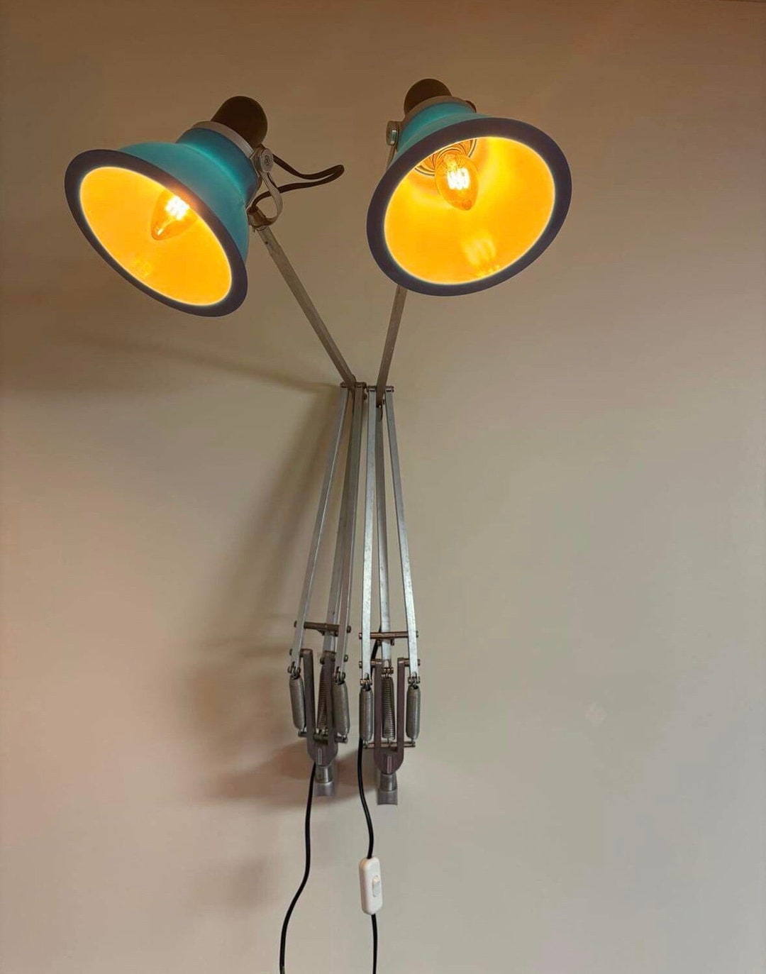 ANGLEPOISE Type 1228 Wall Mounted Lamp in Minerva Blue. - Etsy UK