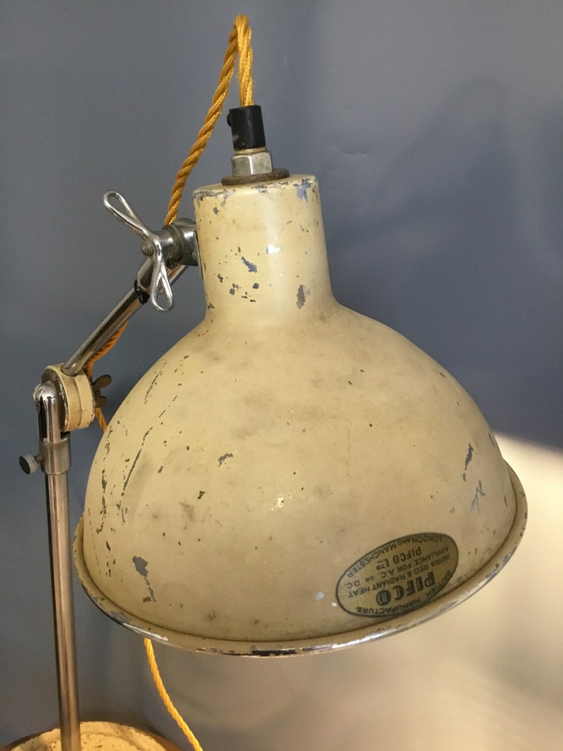A Mid-century Medical Pifco Table Lamp - Etsy UK