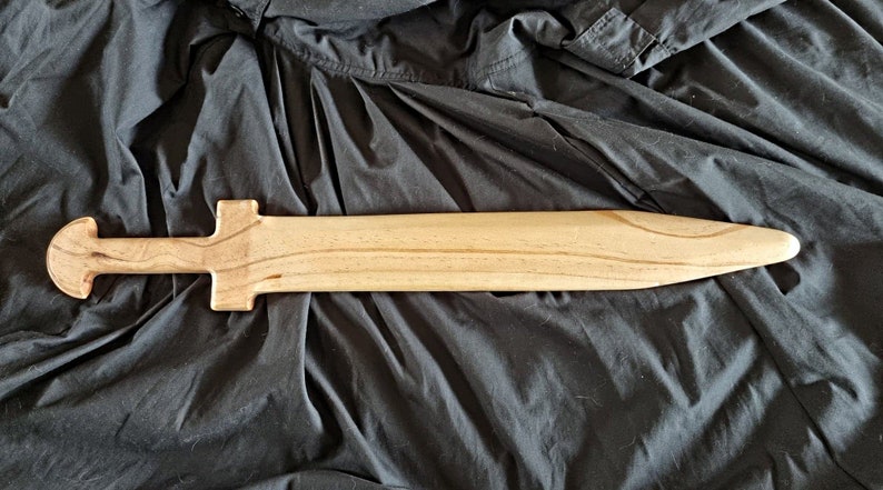 Wooden Sword Softwood Pine Painted Handmade. - Etsy