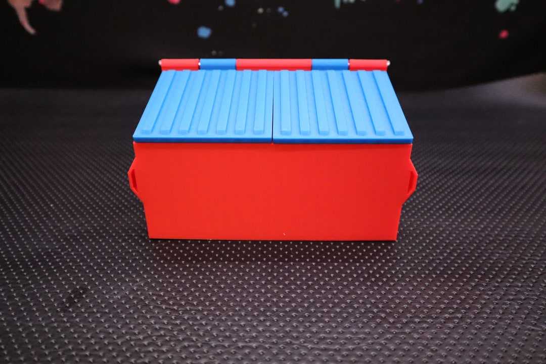 3D Printed Desktop Dumpster Desktop Organizer Dumpster Desktop Trash ...