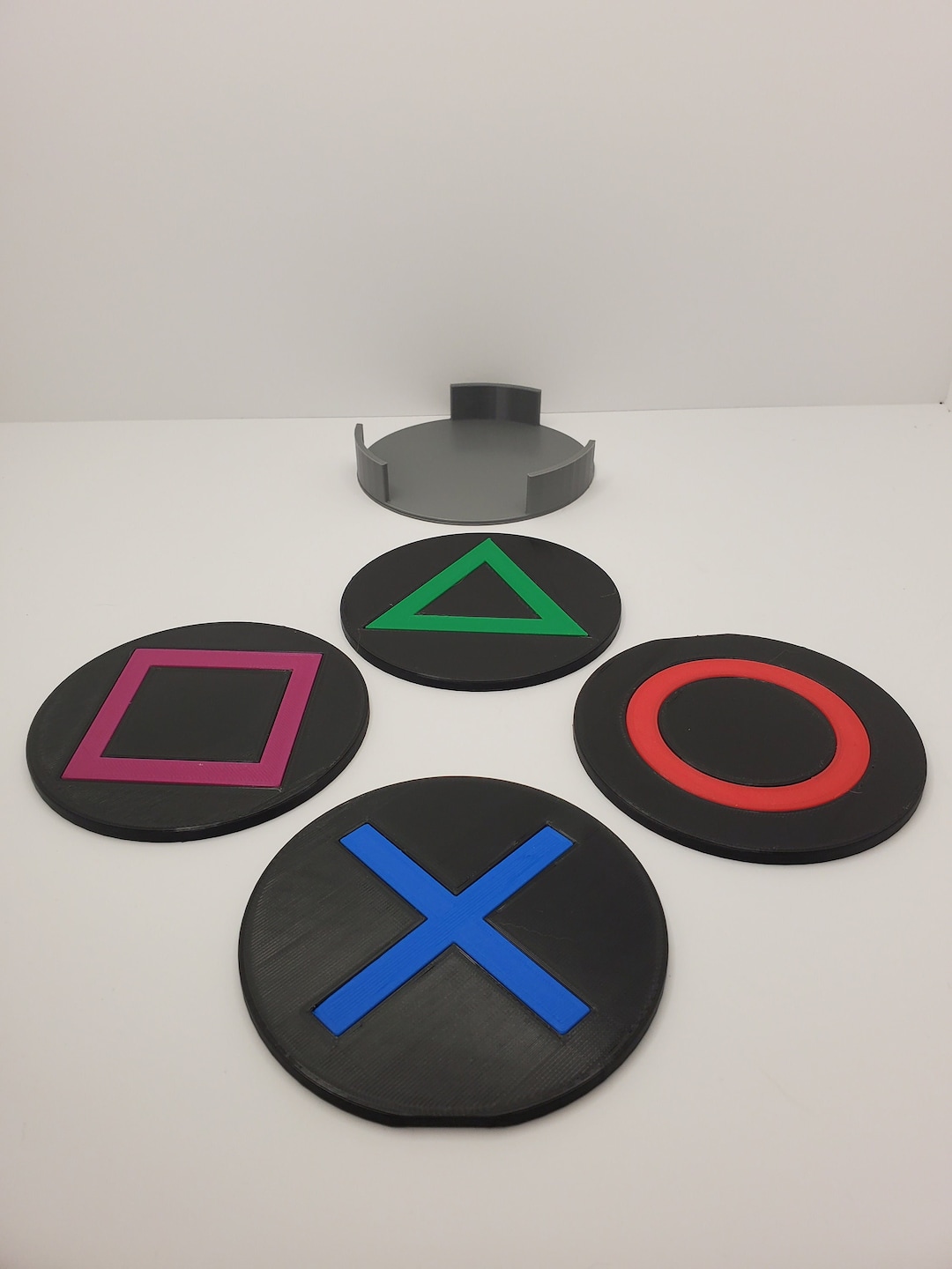 Playstation Inspired Drink Coasters for That Gamer 3D Printed.. - Etsy