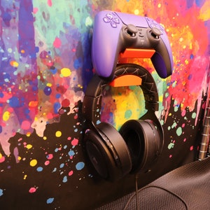 Universal Controller and Headset Wall Mount 3d Printed | PS5 Controller ...