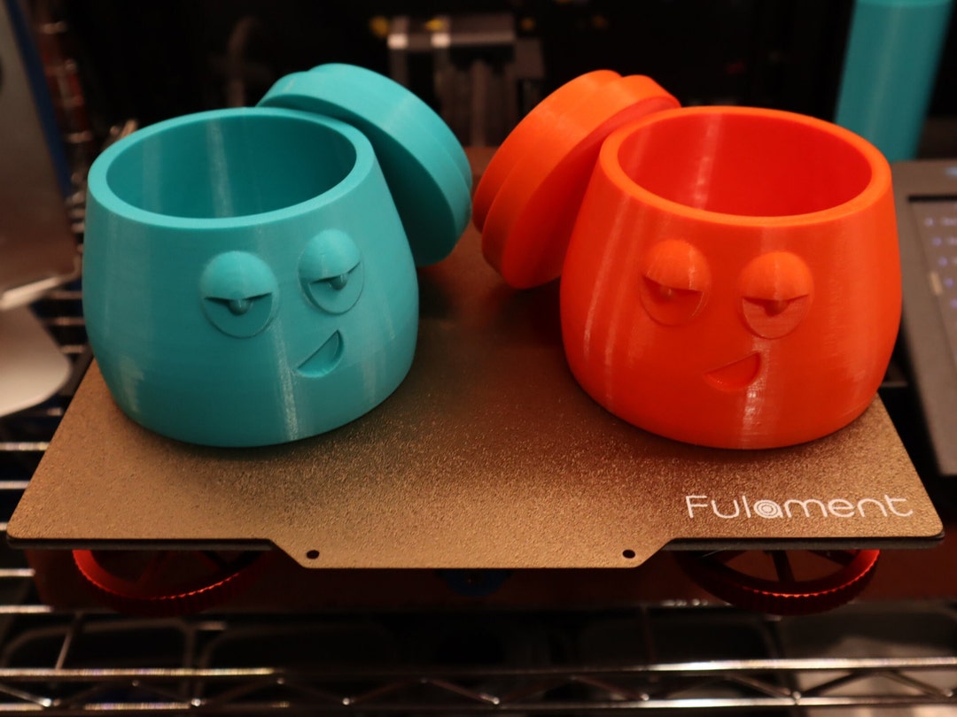 3D Printed Chill Buddy Container Chill Stash Jar Snack Container Gifts ...