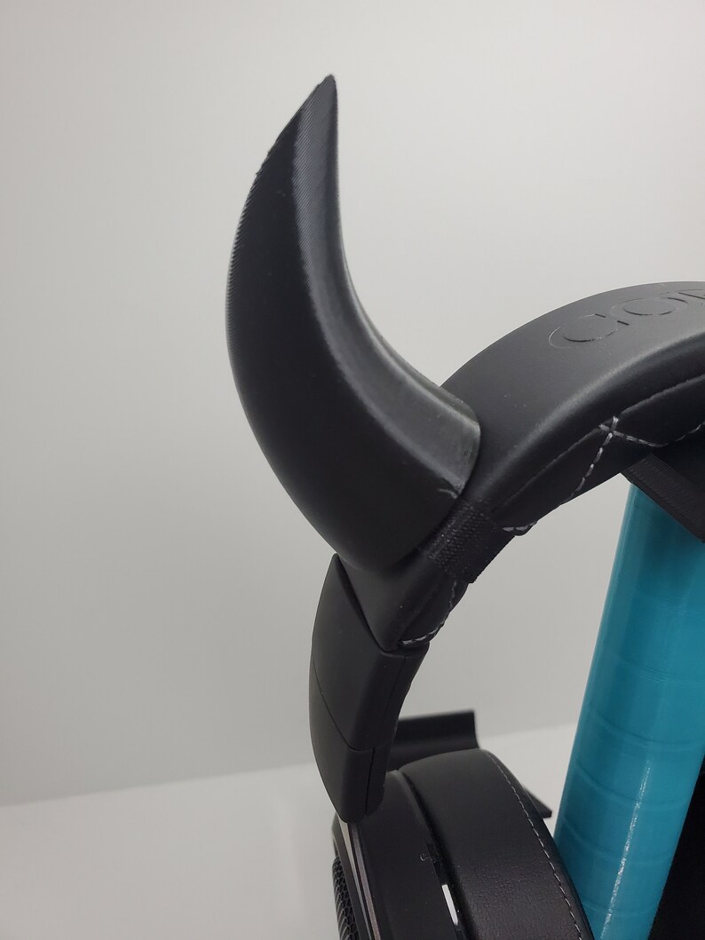 3D Printed Headphone Devil Horns for Cosplay Streaming - Etsy