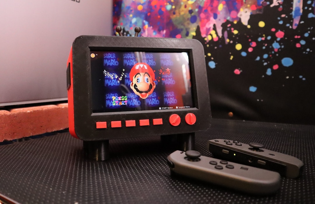 Nintendo Switch Classic Mini TV Display Nintendo Switch Gamer Gifts 3D ...