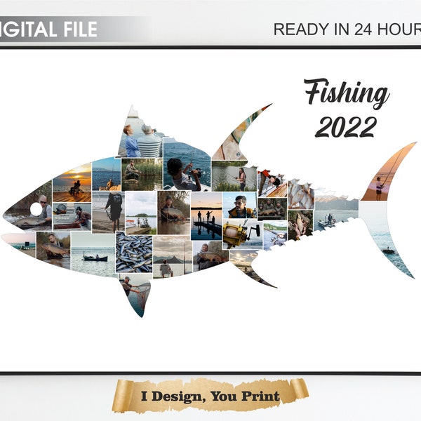 Fish Photo Collage - Etsy