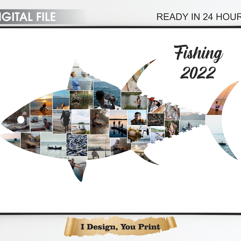 Fish Photo Collage - Etsy