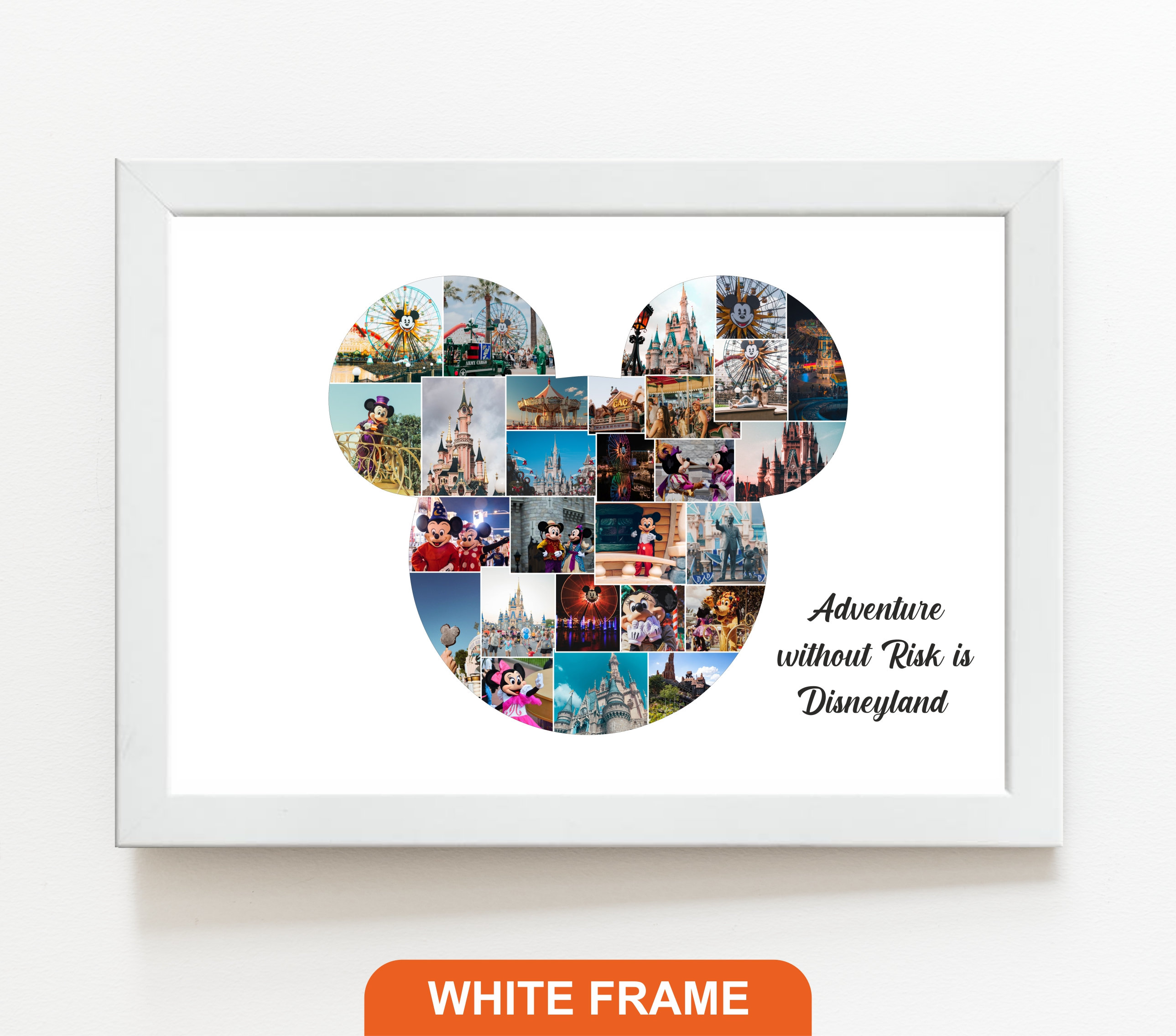 Mickey Mouse Collage Disney Gift for Kids Disney World Gift - Etsy