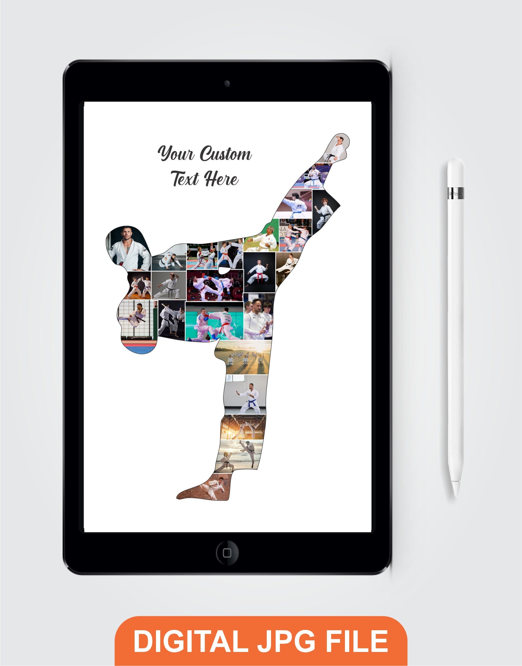 Karate Photo Collage, Karate Teacher Gift-personalized Gift for Coach ...