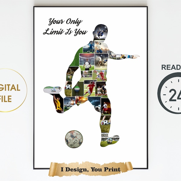 Soccer Photo Collage - Etsy
