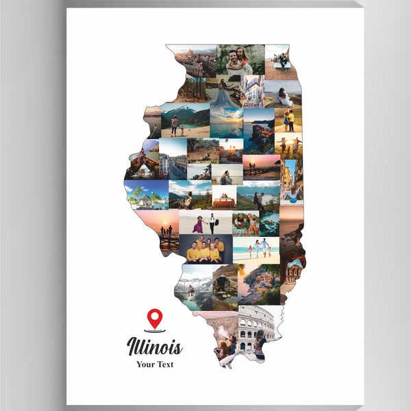 State Photo Collage - Etsy