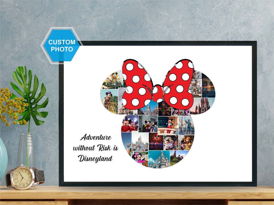 Minnie Mouse Collage Disney Gift for Kids Disney World Gift - Etsy