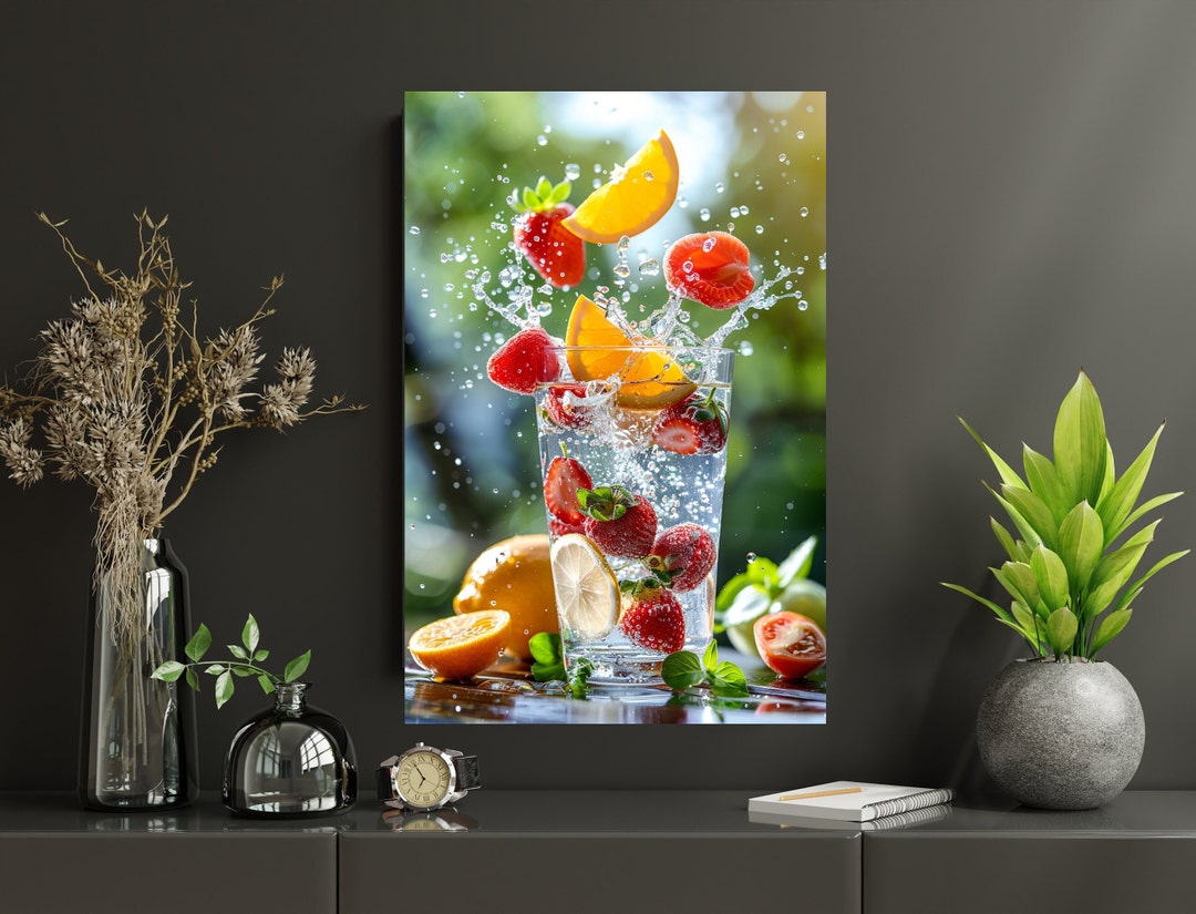 Painting Canvas Fresh Joy,wall Decoration Overflowing Vitality,a Gift ...