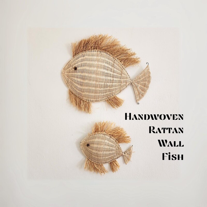 Rattan Wall Decor - Etsy