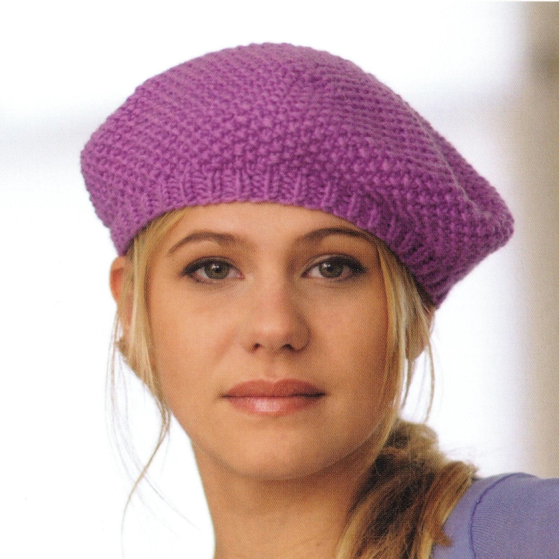 Knit Beret Hat Adult - Etsy UK