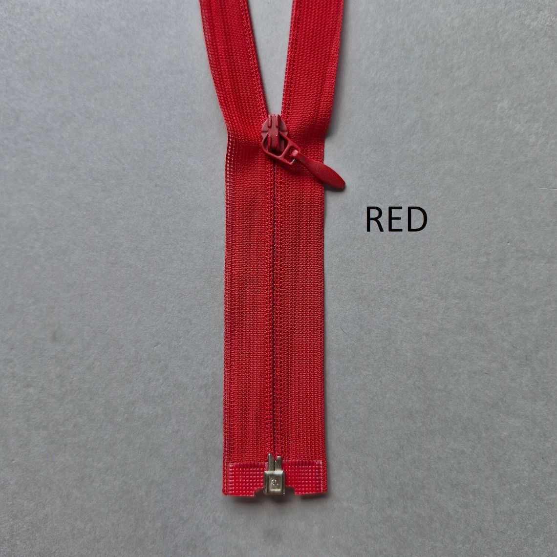 Invisible Open End Zipper 45-50cm Divisible Zipper Plastic Separating ...